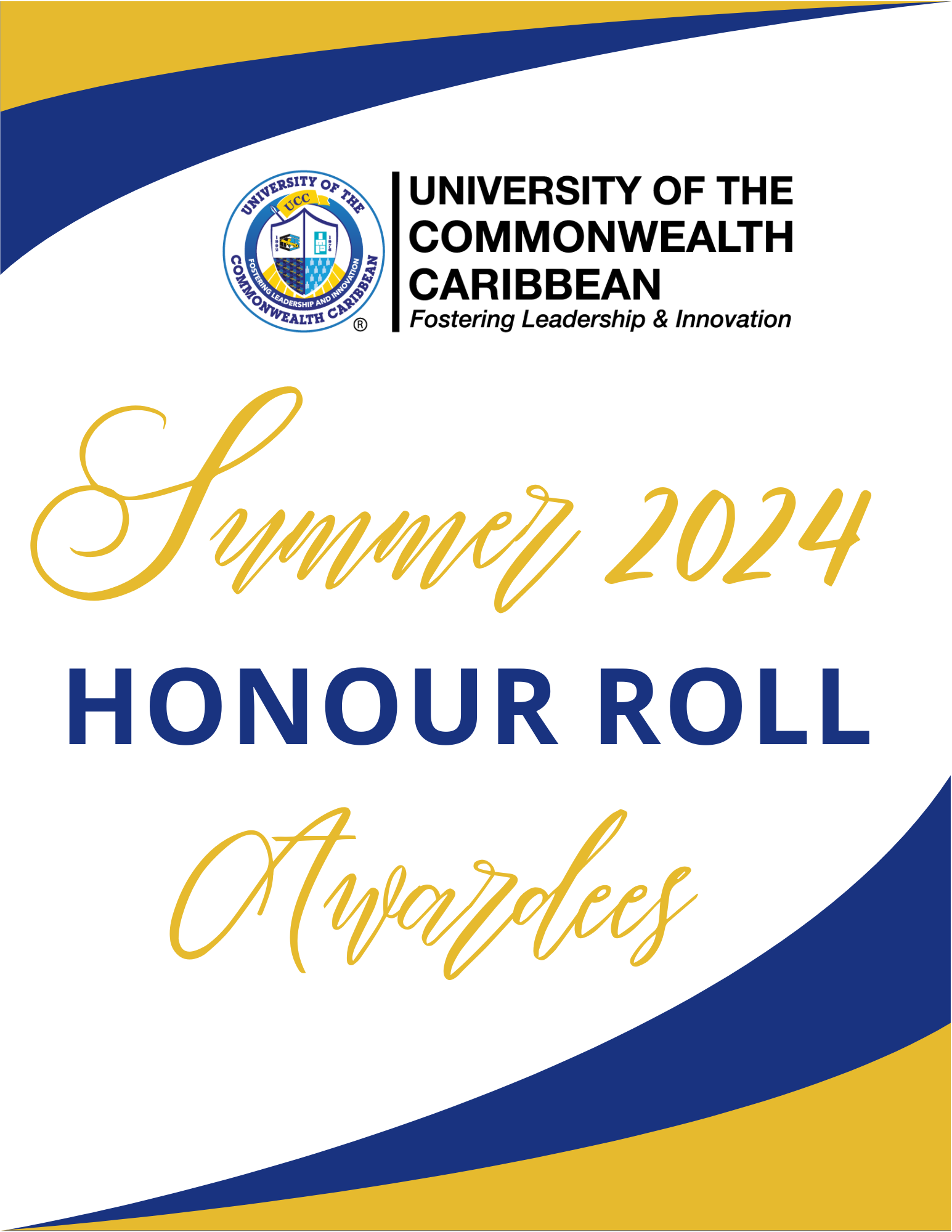 Summer 2024 Honour Roll List | University of the Commonwealth Caribbean